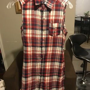Love Tree | Dresses | Love Tree Plaid Shirt Dress | Poshmark